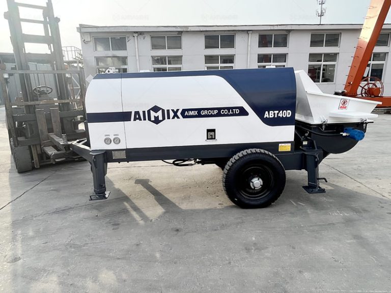 How Do Small Trailer Concrete Pump and Concrete Mixer with Pump Support ...